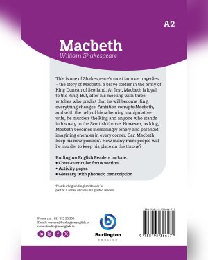 Macbeth by William Shakespeare - English Reader Book For Grade 5