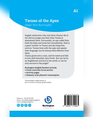 Tarzan of the Apes by Edgar Rice Burroughs - Reader Book Grade 3